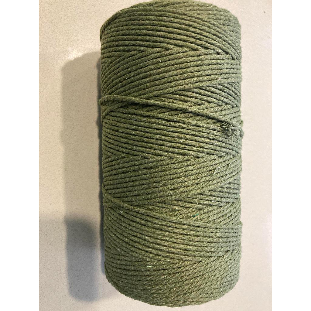 Ficelle Macramé 2mm*300m (Vert kaki)-100% coton recyclé | La Compagnie ...
